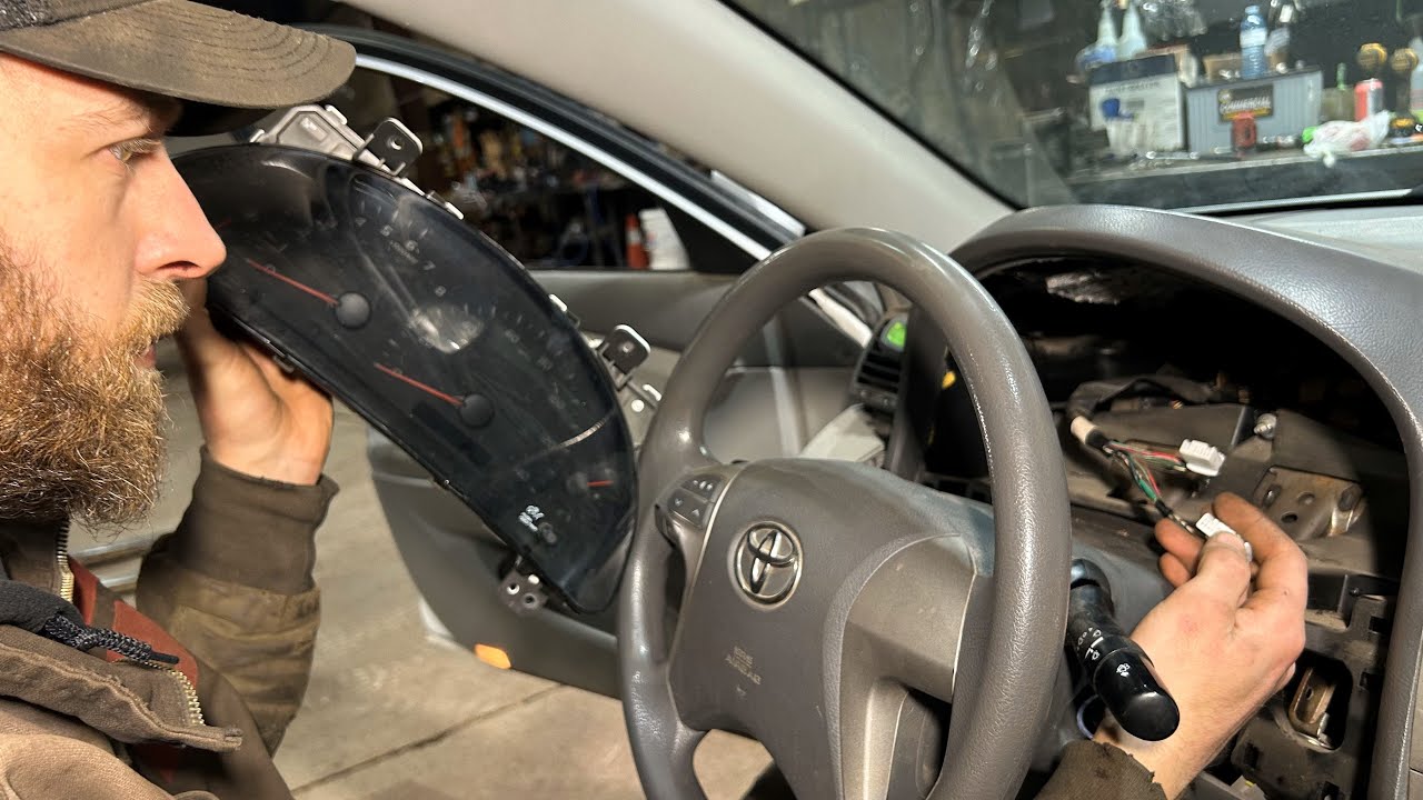 2007-2011 Toyota Camry Instrument Cluster Removal - YouTube