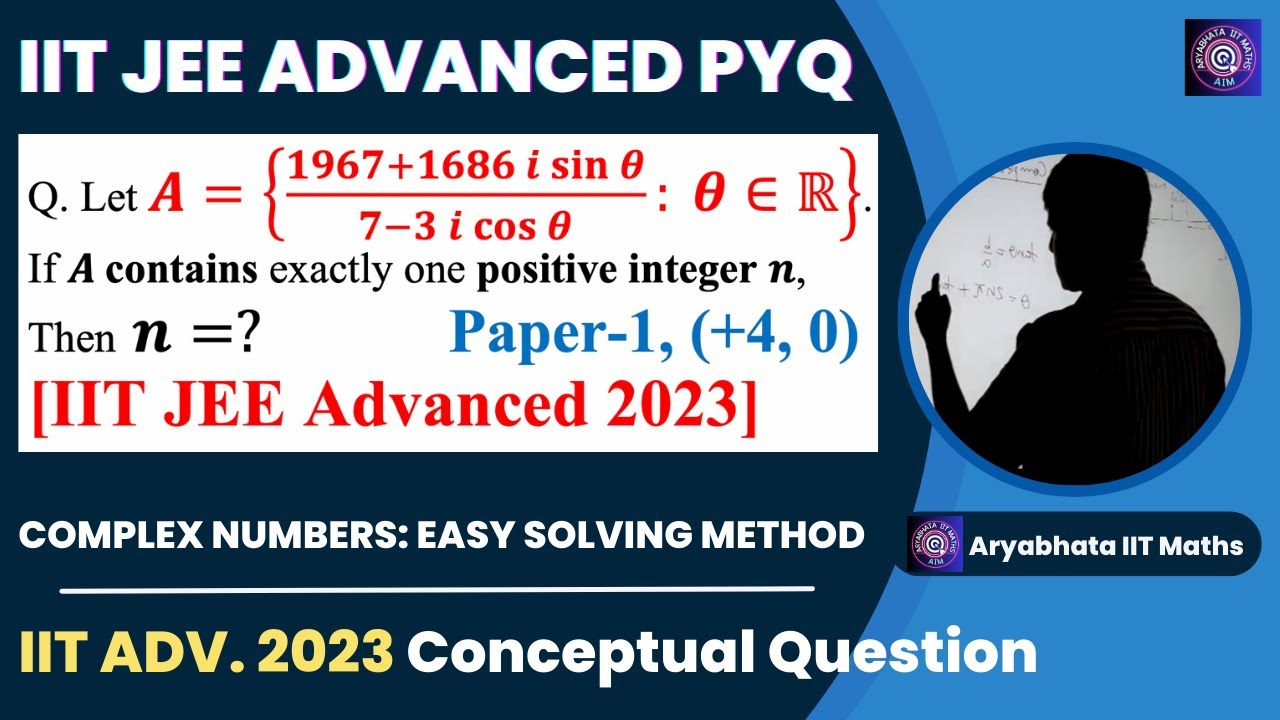 IIT Advanced 2023 Complex Number | IIT JEE | Jee Mains | complex ...