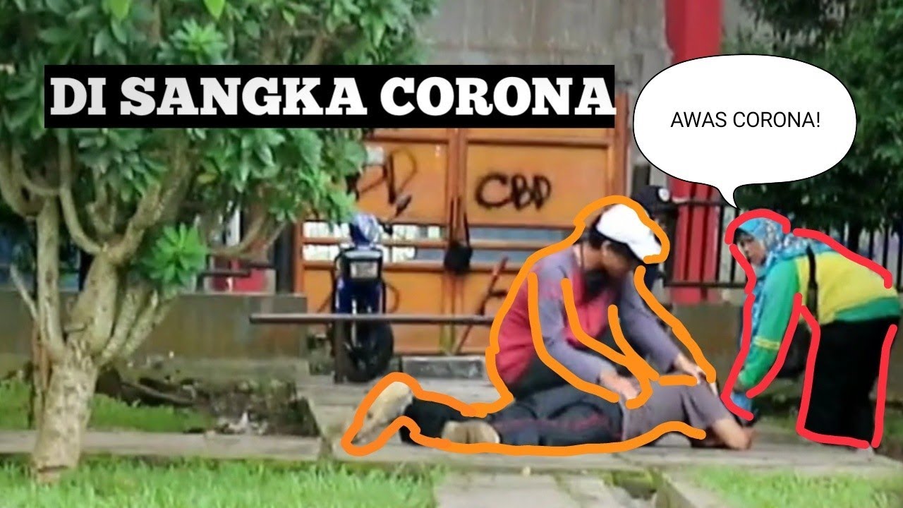 PRANK PINGSAN DI DEPAN UMUM! DI SANGKA CORONA !! PANIK SEMUA - YouTube