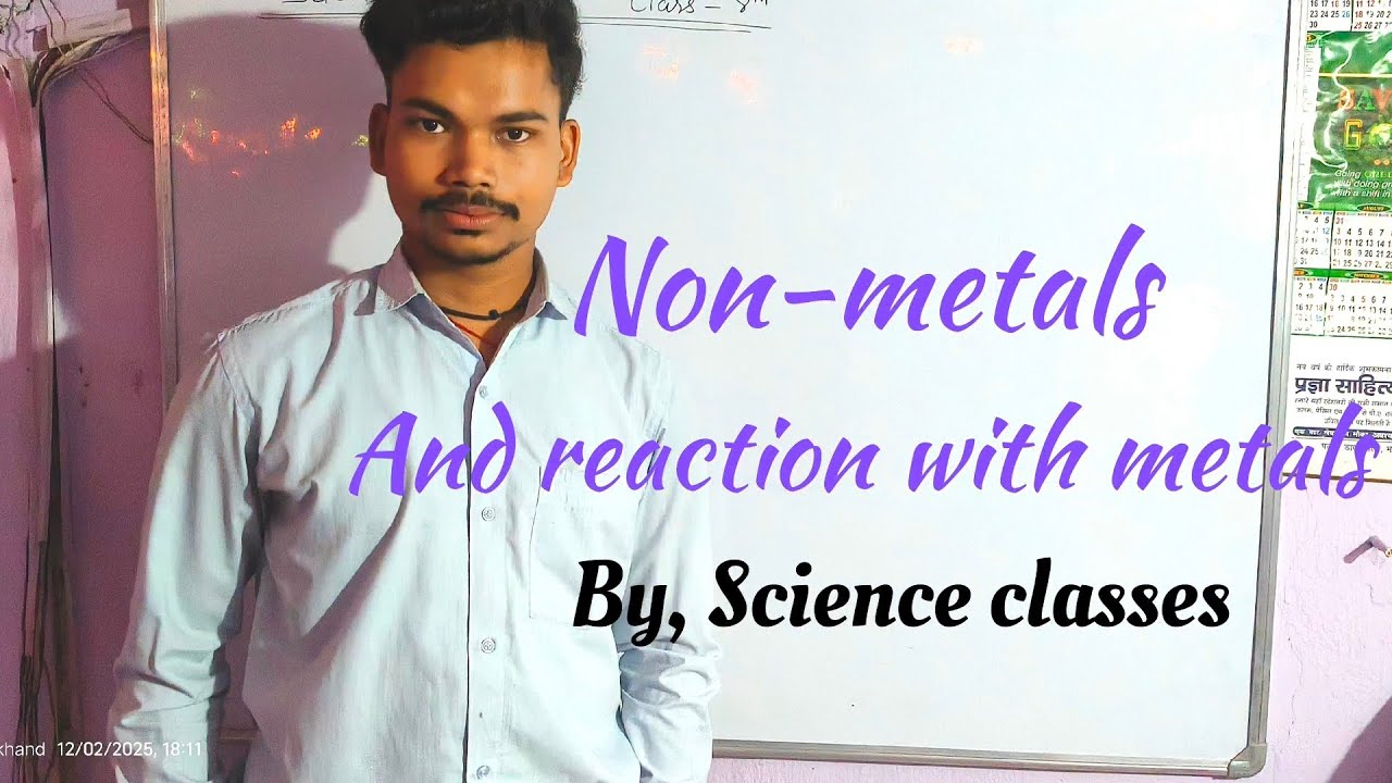 Chapter 2| Non-metals and reaction with metals|( part 2)by Science ...