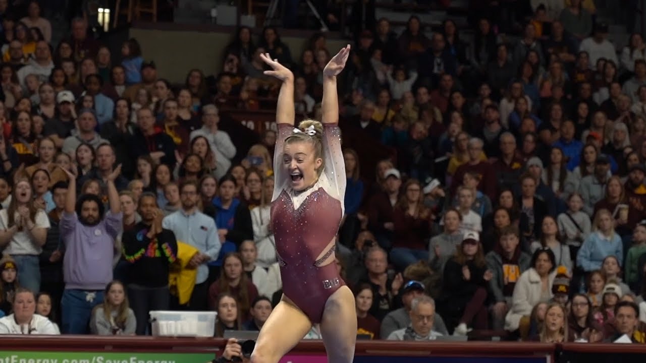 Halle Remlinger Scores Perfect 10 on Floor Routine - YouTube