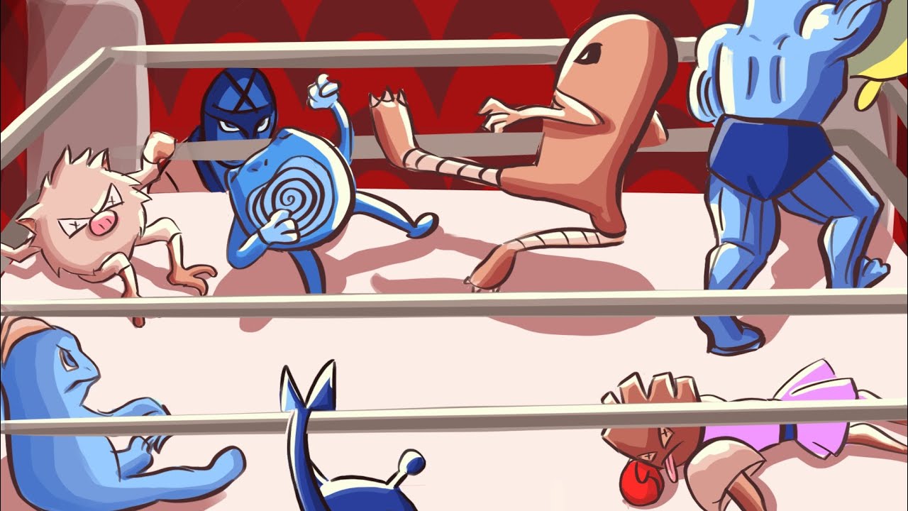 WWE Royal Rumble with Fighting Pokémon - YouTube