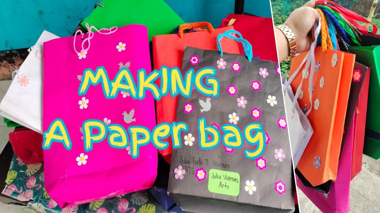 MAKING A PAPER BAG- Ginawa ito ng aking mga Estudyante, lahat maganda # ...