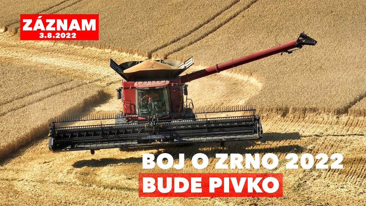 BOJ O ZRNO 2022 NAŽIVO #10 [ BUDE PIVKO = Mlátime sladovnícky jačmeň ] Farma Nemešany - YouTube