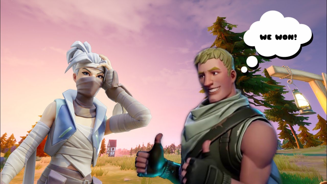 playing with the cutest 7 year old on fortnite.... - YouTube