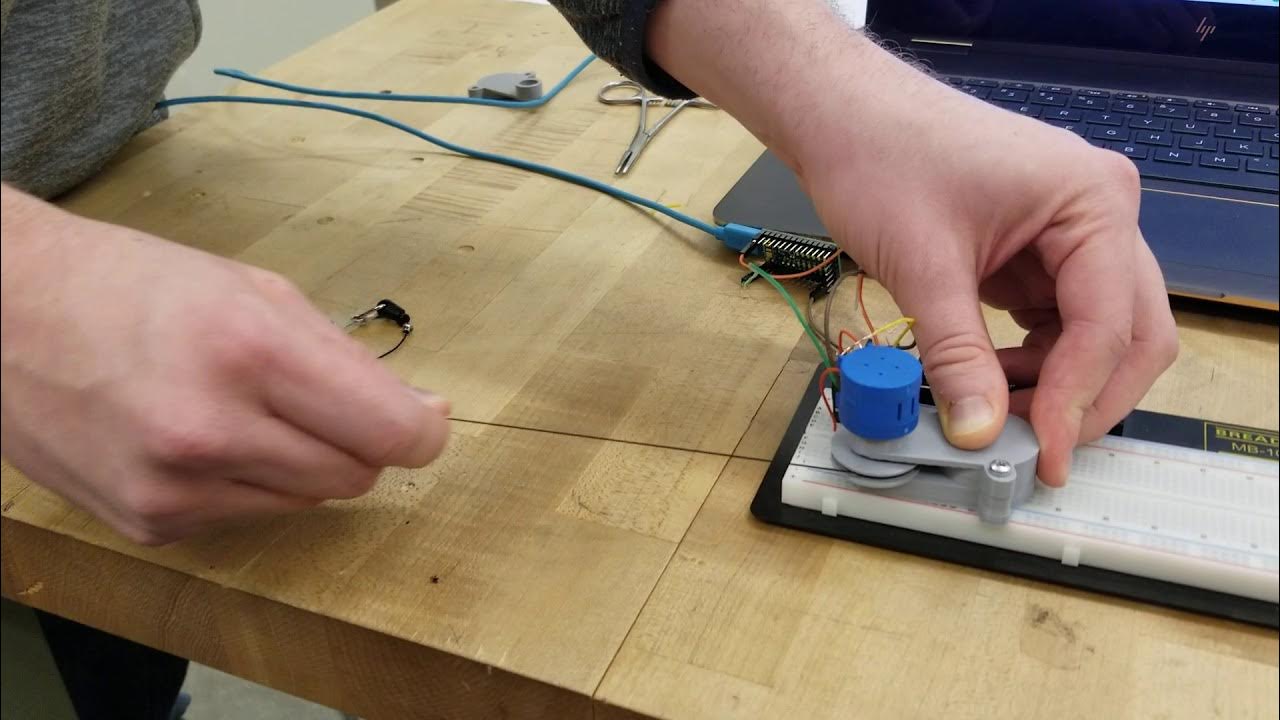 String Potentiometer Test - YouTube