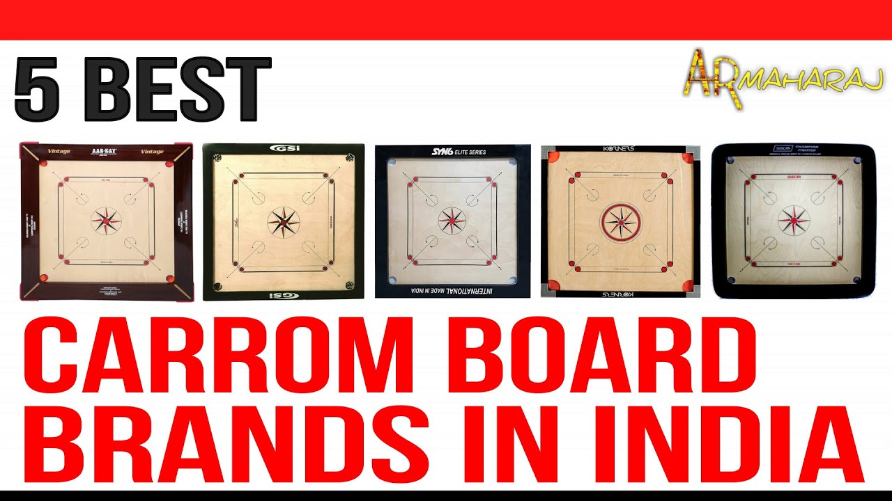 Top 5 Best carrom board brands in India with Price | 🔥 Best Carrom ...