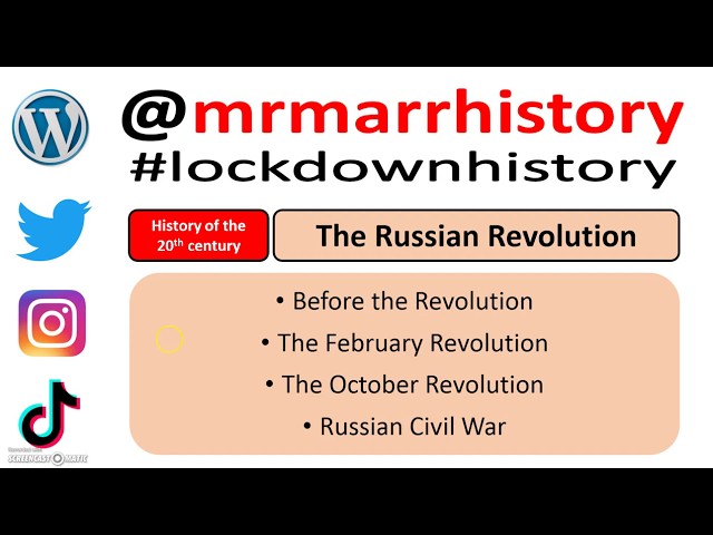 Russian Revolution Timeline 1800