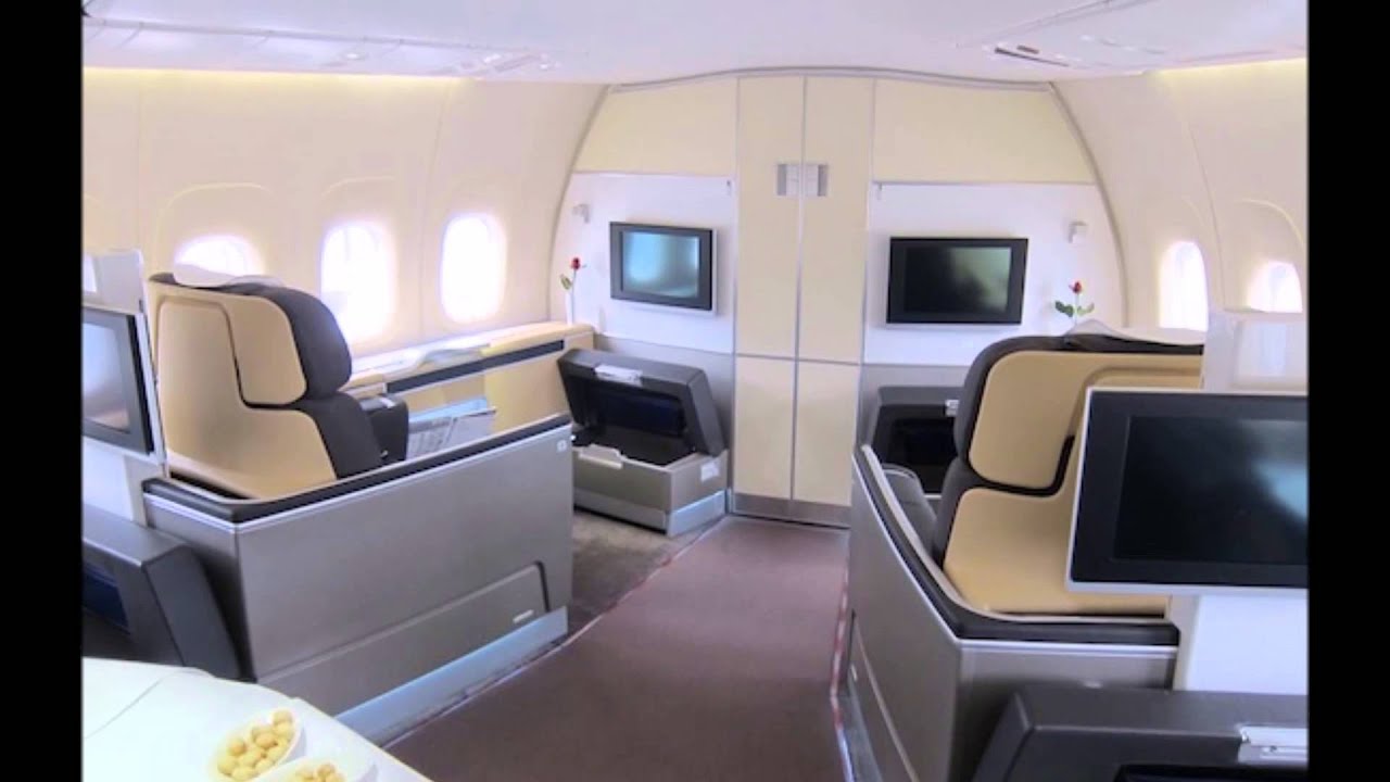 Boeing 747 First class suites - YouTube