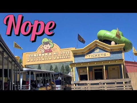 Alien Invasion at "Nope" in Universal Studios Tram Ride #nope #aliens # ...