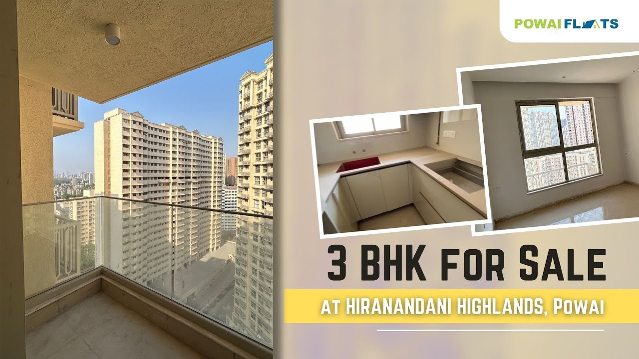 Luxurious 3BHK Apartment in Hiranandani Highland, Powai | Haiko Facing ...