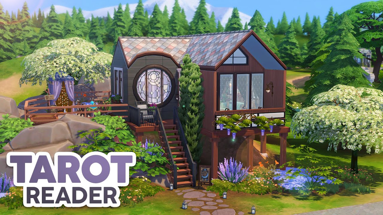 Tarot Reader Tiny Home // The Sims 4 Speed Build - YouTube