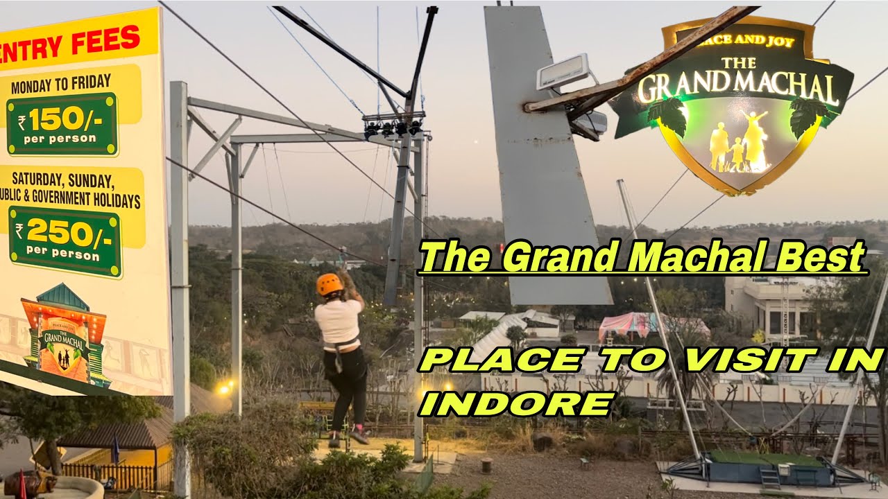 Grand Machal Island Indore Adventure Park Central India Biggest ...