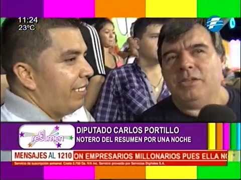 Carlos Portillo en El Resumen. - YouTube