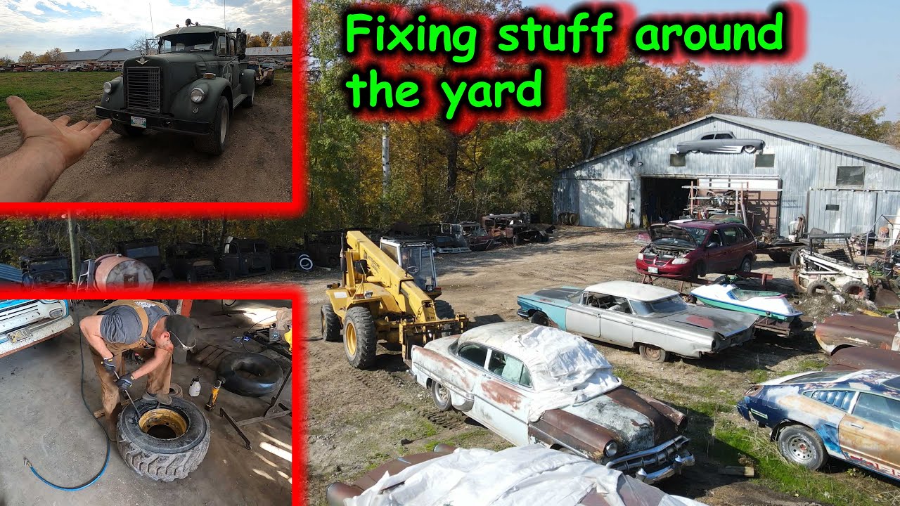 Fixing random stuff around the yard. - YouTube