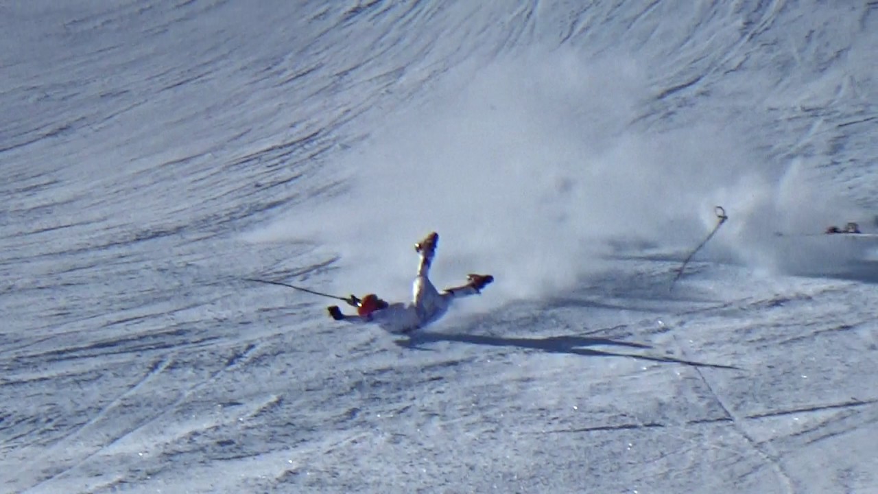 Piper DH Crash Aspen 2017 -- Slalom Tokyo Drift - YouTube