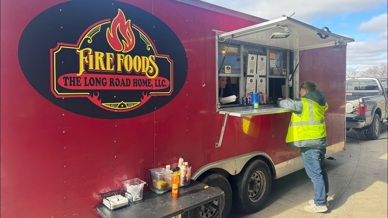 Firefoods The Long Road Home Food Truck - Enjoying Lunch In Front Of ...
