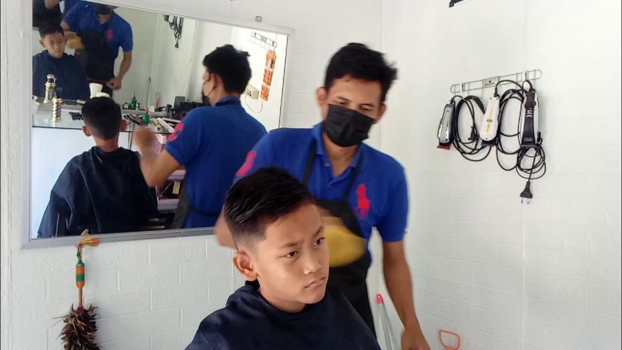 POTONG RAMBUT NATURAL TERBAIK || QUIFF HAIRCUT - YouTube