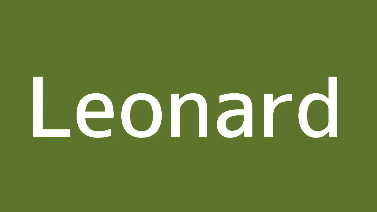 How to say Leonard in Spanish - YouTube