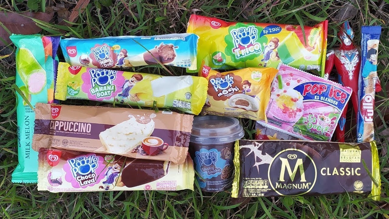 Es krim Paddle pop, es krim, permen yupi, paddle pop trico, es krim ...