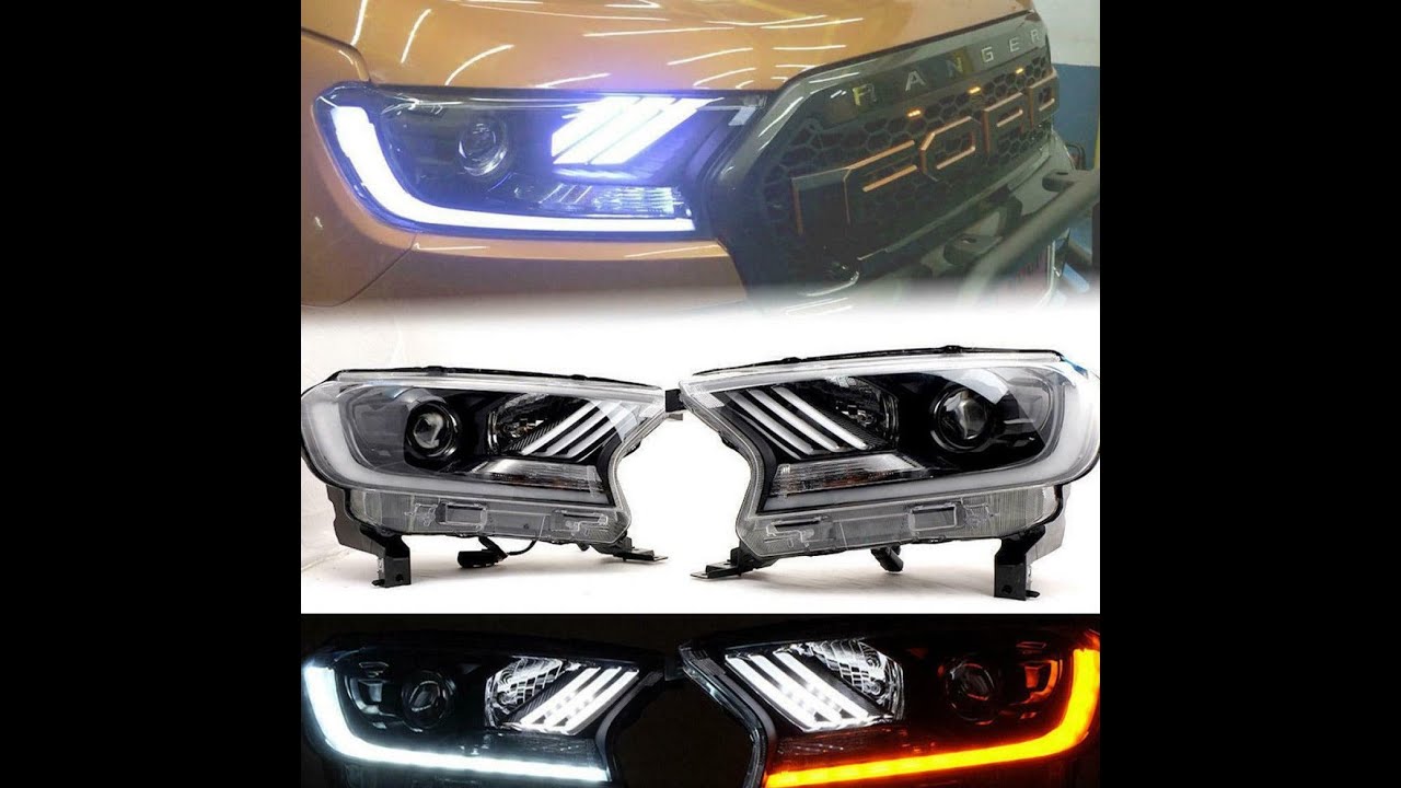 Ford Ranger Mustang Head Light Installation Guide OZI4X4 - YouTube
