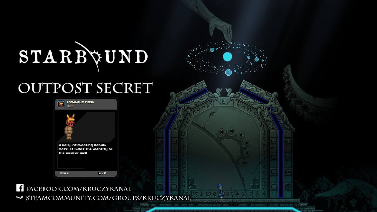 Starbound Secrets - Outpost Secret Quest (Insidious Mask) - YouTube