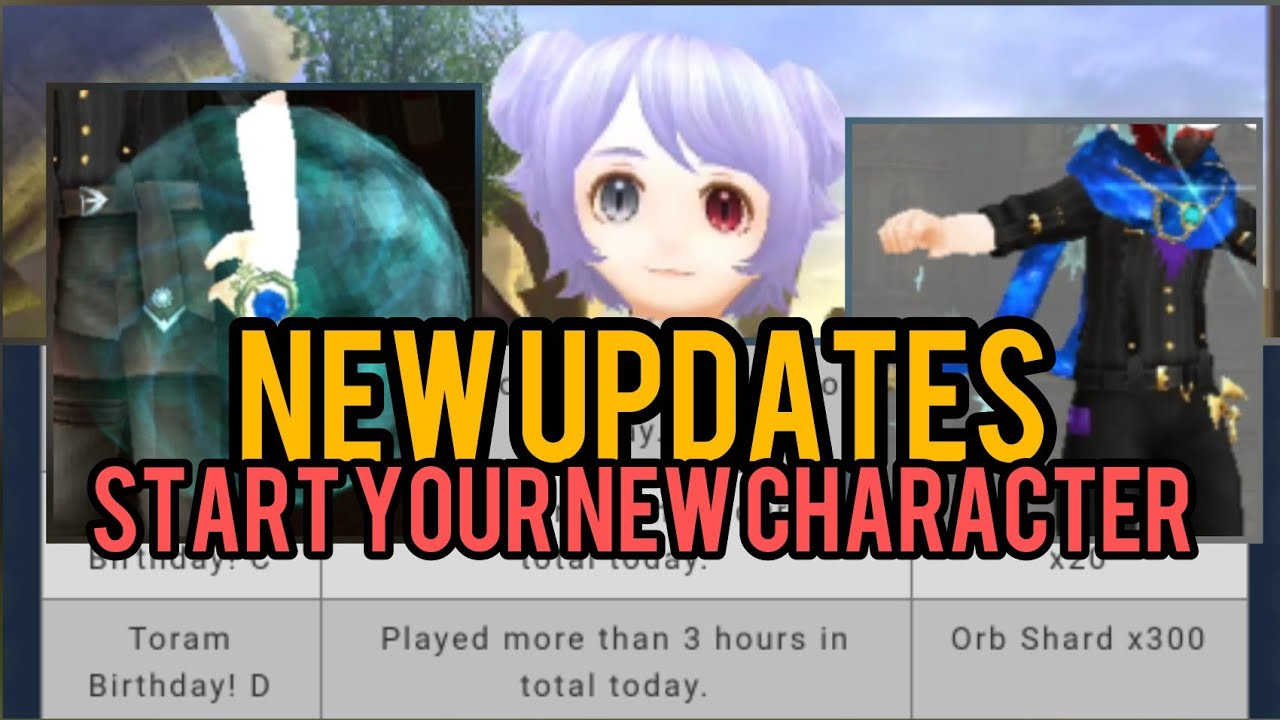 New Character Creation Update + New 6th Anniv Weapons | Toram Online ...