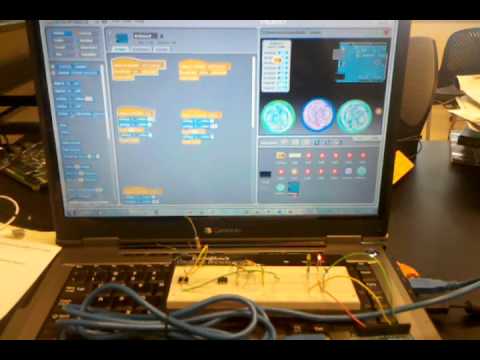 Arduino and scratch pinball - YouTube