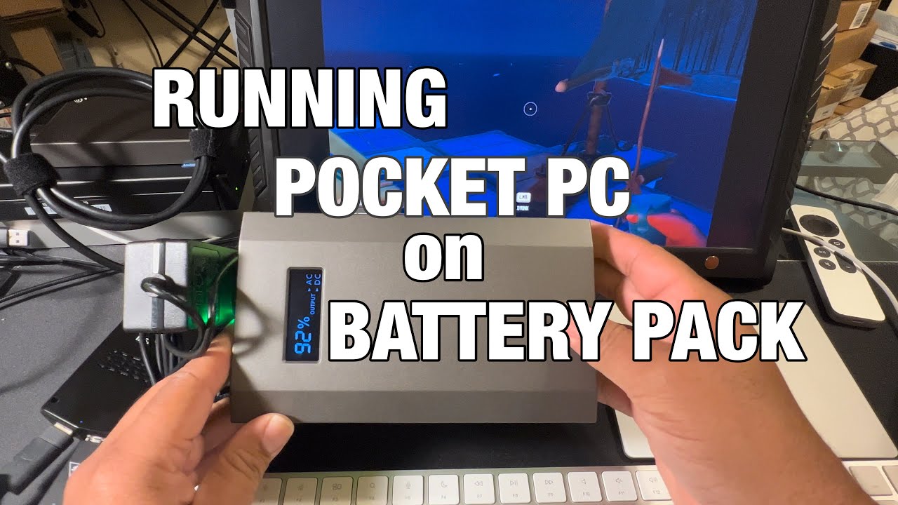 Run the Windows 11 Pro Pocket PC Stick off Battery Power - YouTube