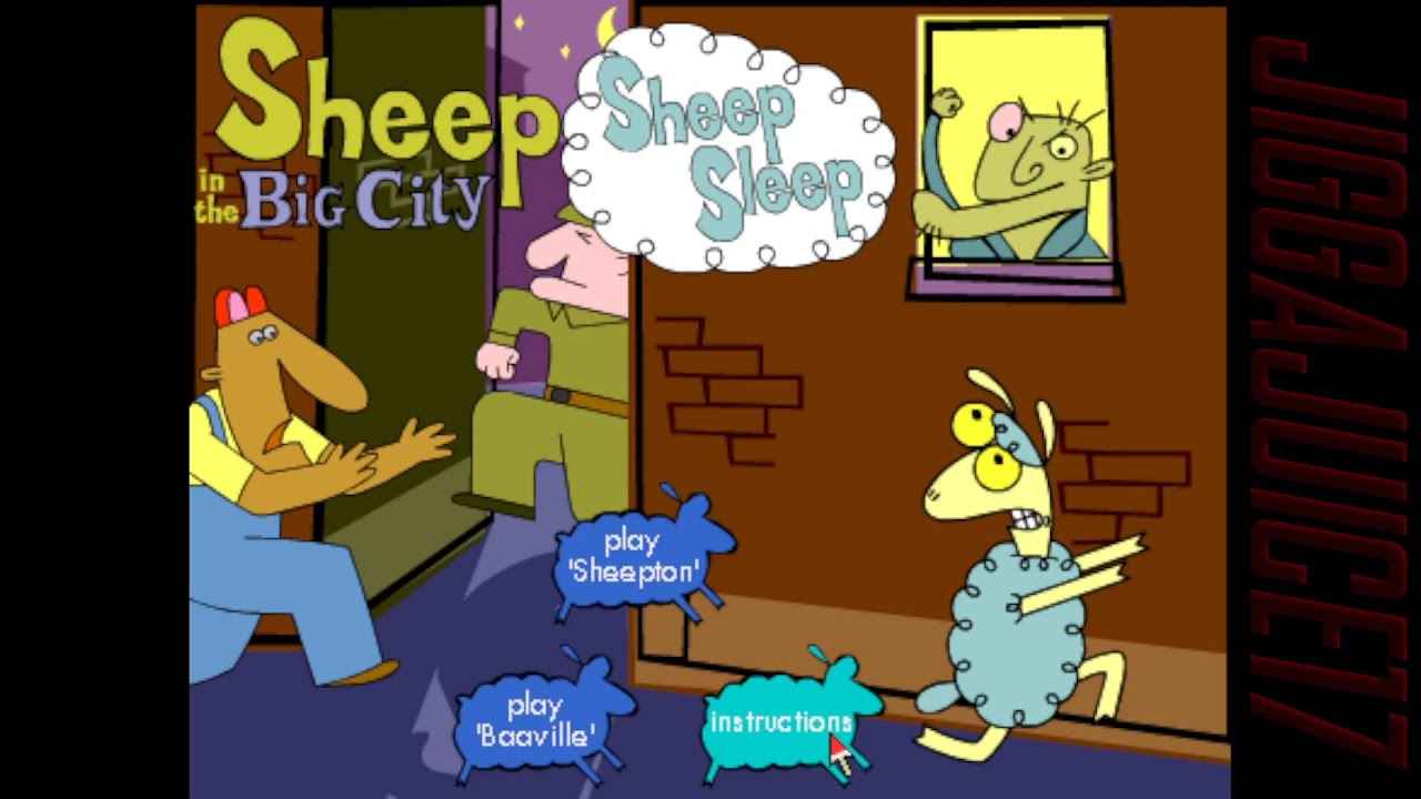 Sheep in the Big City: Sheep Sleep Shockwave Game (No Commentary) - YouTube