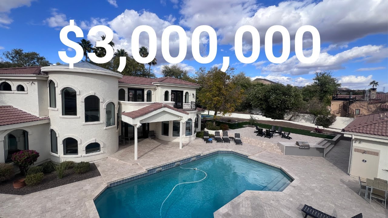 Scottsdale, Az | Touring Stunning $3M Resort Style Property | Cactus ...