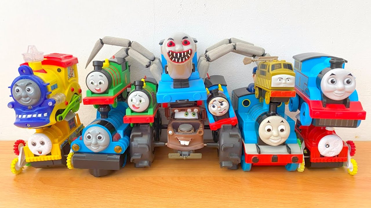 Magic Upgrade SPIDER GHOST TRAIN, Kereta Api Thomas and Friends, Thomas ...