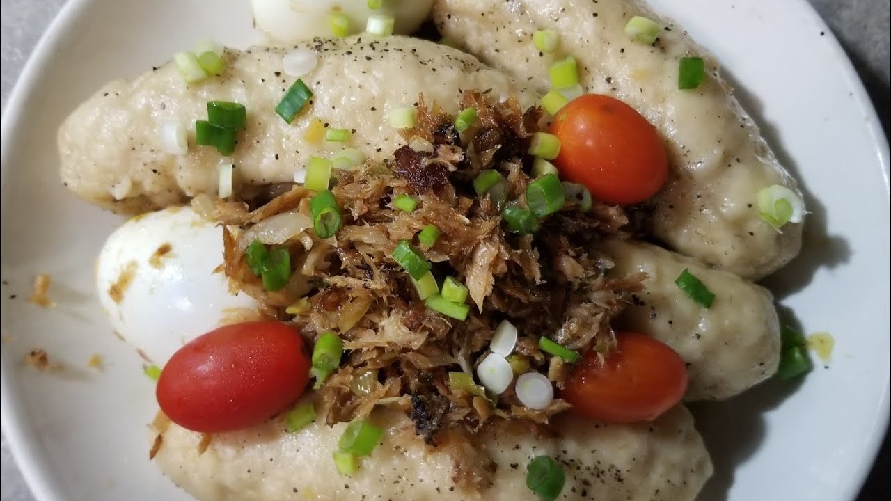 GUYANESE STYLE 🇬🇾 DUFF BOIL IN COCONUT MILK SURVE WITH FRY SMOKE ...