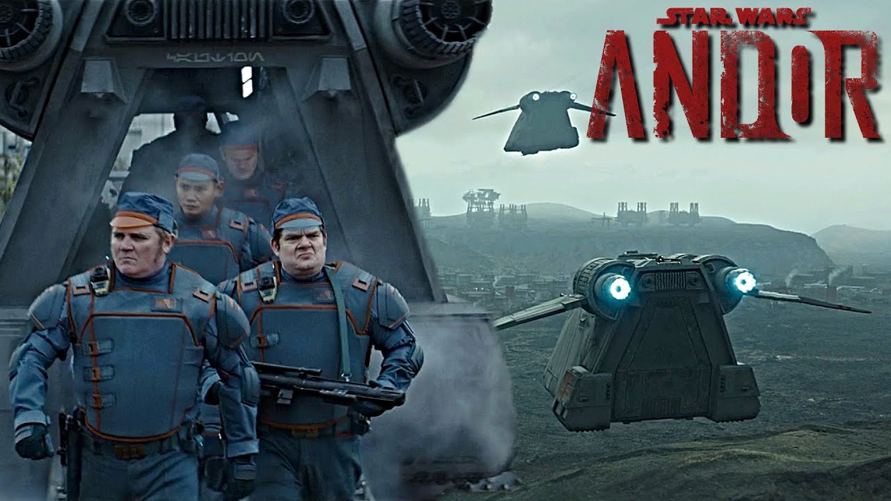 Full EDITED Imperial Police Gunships Arrive To Ferrix Scene - Star Wars ...