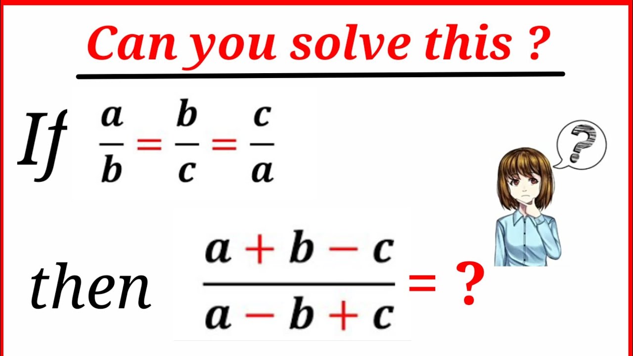 How To Solve Ratio Proportion Mathematical Olympiad YouTube