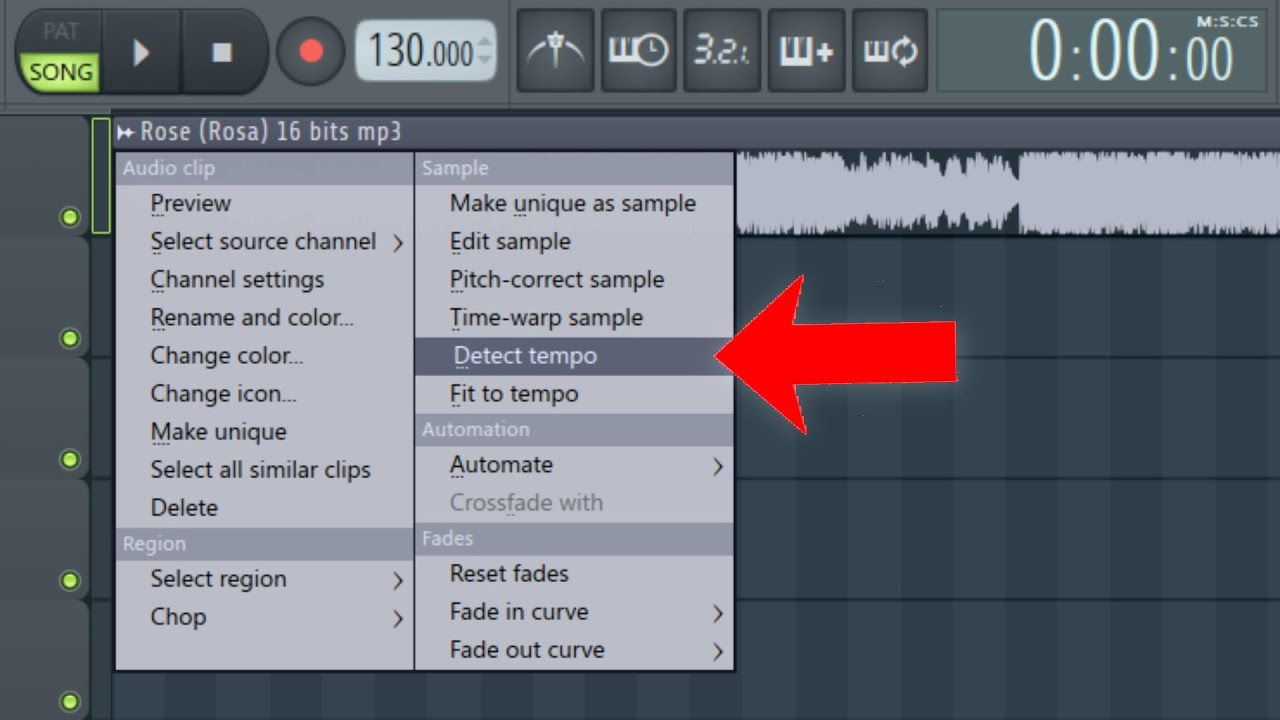 Como detectar el Tempo (BPMs) de una Canción en Fl Studio - YouTube