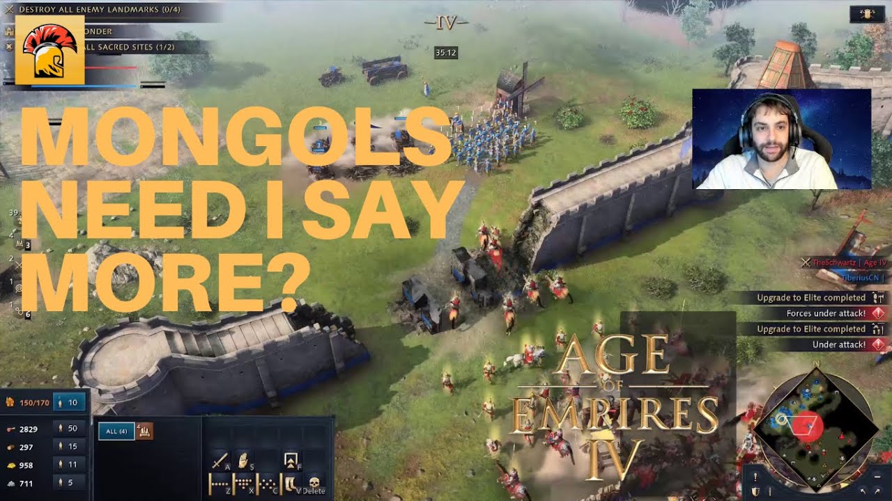 Mongols are so strong. Age of Empires 4 - YouTube