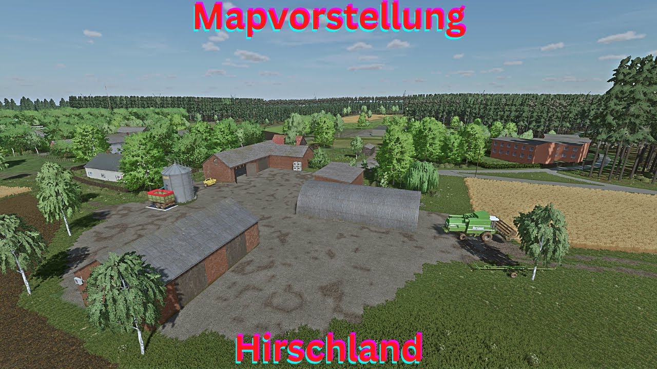 LS22 Mapvorstellung - Hirschland - (by Carl-TG and PixelFarm's) ls22 Maps - YouTube