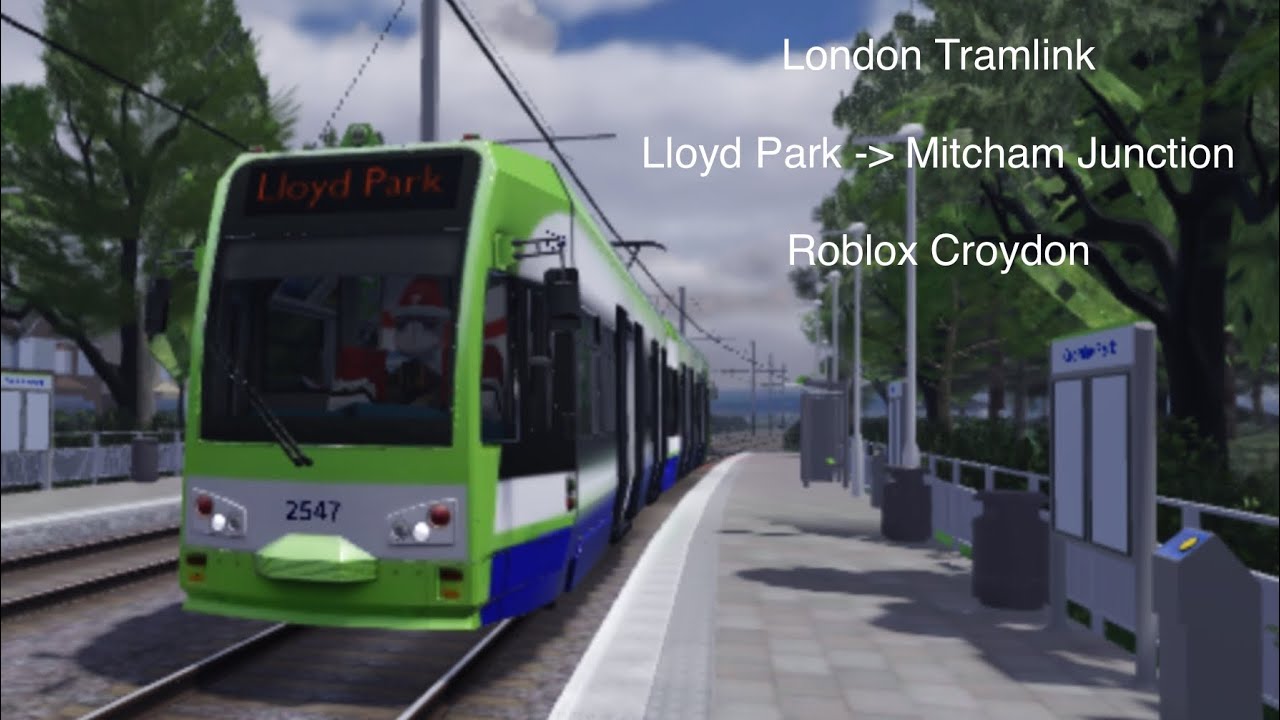 AB Trains’s Christmas Countdown Day 13 - London Tramlink | Lloyd Park ️ ...