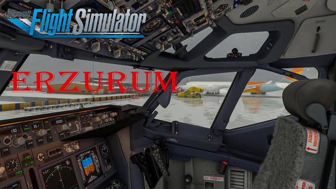 #pmdg MSFS PMDG 737-700 Erzurum Hava Limanı - YouTube