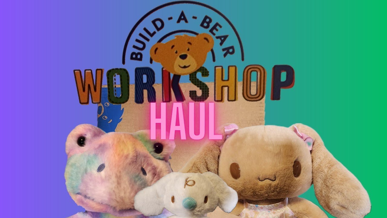 Unboxing Build a Bear Sanrio Mocha Milk and Spring Frog Mini Beans Haul ...