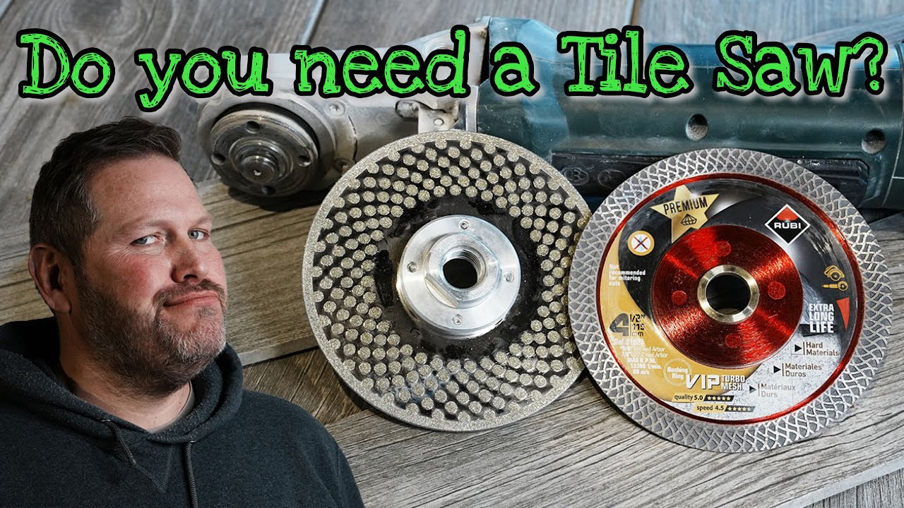 Rubi 4 1/2” Tile Saw Blade, Better than a Tile Saw? - YouTube