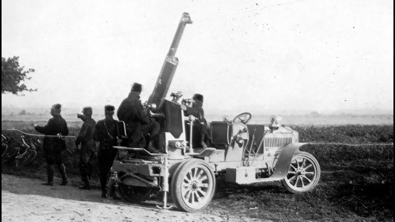 French Anti Aircraft Artillery of World War I - YouTube