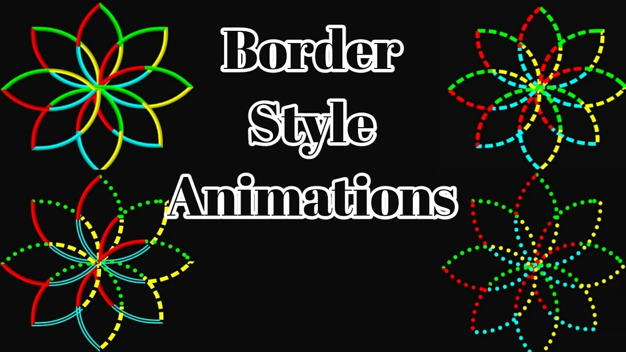 Css Flower Animation Cssflower Cssanimation Cssborderstyle Youtube 0492