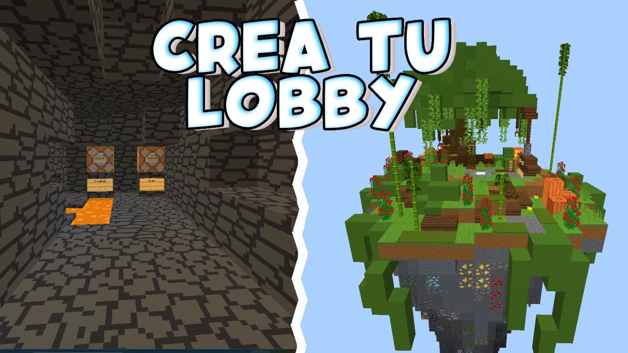 Así se Hace un Lobby en Minecraft Bedrock - YouTube
