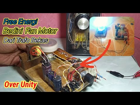 Free energi dari Bedini Fan Motor over unity