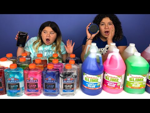SIRI VS ALEXA PICKS MY SLIME INGREDIENTS