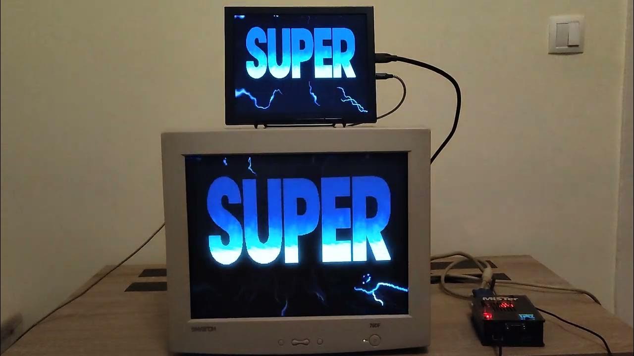 Mister FPGA VGA monitor - YouTube