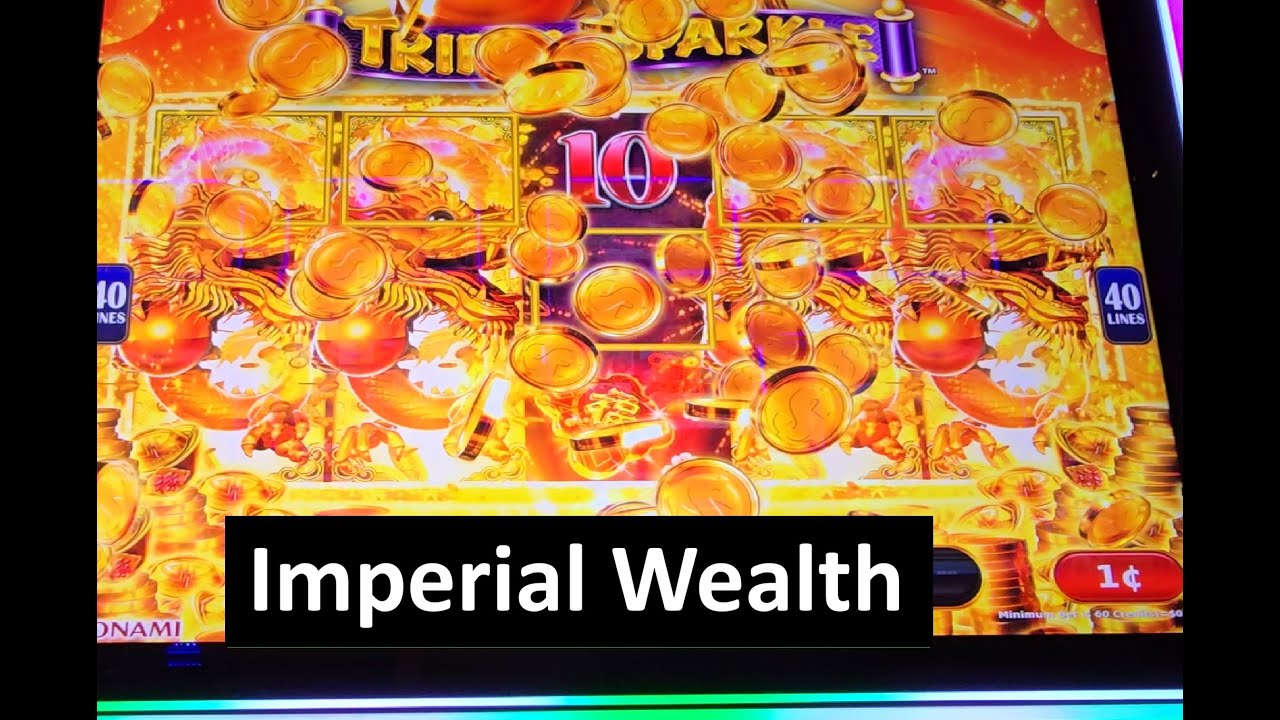 Imperial Wealth Triple Sparkle Slot for the Super Big Win!! Konami Game ...