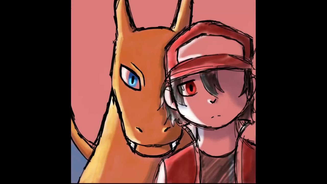 Epic battle (speedpaint Pokemón Red and Charizard) #pokemon #Red # ...